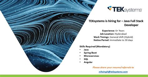 Javadevelopers Java Hyderabad Immediatejoiners Job Microservices Niharika Singh