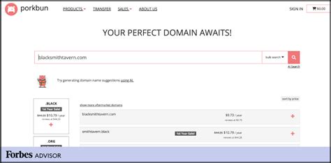 Porkbun Review Features Pros Cons Forbes Advisor