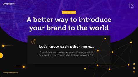 Cyberspace Technology Powerpoint Template Presentation Templates Graphicriver