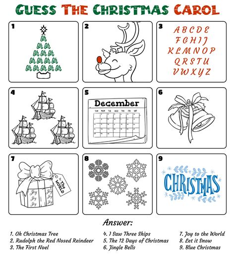 Christmas Brain Teasers Printable Free At Allison Hanes Blog