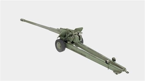 2a65 Msta Howitzer Free 3d Model Cgtrader