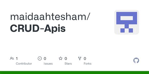 Github Maidaahteshamcrud Apis