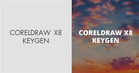 CorelDRAW X Keygen Free Download