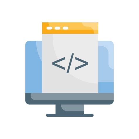 Custom Coding Vector Icon Design Development Flat Eps 10 File 17256963
