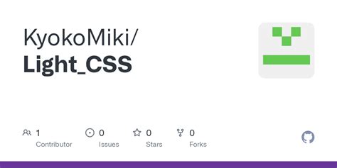 Github Kyokomikilightcss