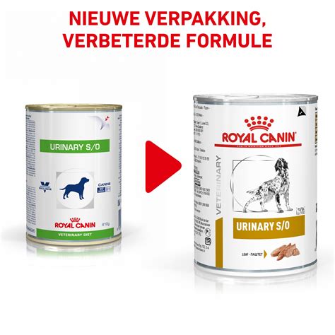 Royal Canin Veterinary Urinary S/O (blikvoer) voor de hond