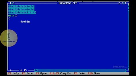 C Language Stdlibh Atof Codelearning Youtube