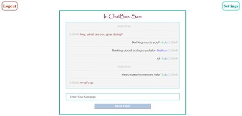Github Arcturusinkchatbox A Simple Chat Box Interface Made Out Of Html And Css