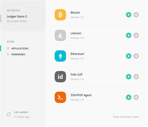 Ledger Wallet Organize Apps On Your Device With The Ledger Manager App Bitcoin Value
