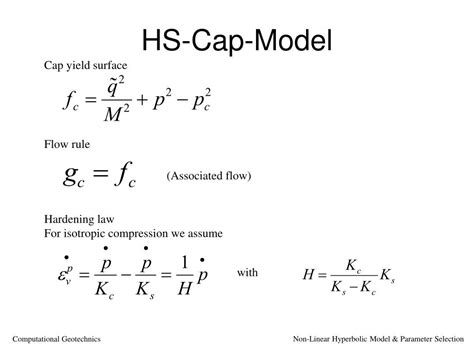 Ppt Non Linear Hyperbolic Model And Parameter Selection Powerpoint Presentation Id 6596924