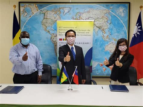 藍夏禮代表我國與聖國簽署「聖文森國公衛醫療緊急應變體系強化計畫」 中南美洲 僑務電子報
