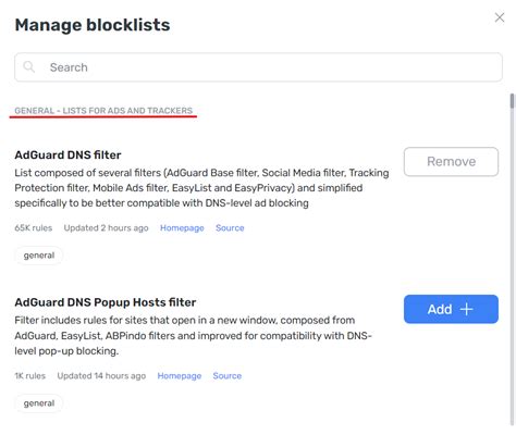 Blocklists Adguard Dns Knowledge Base