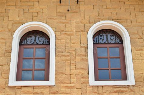 Two Windows Stock Image Image Of Open View Room Window