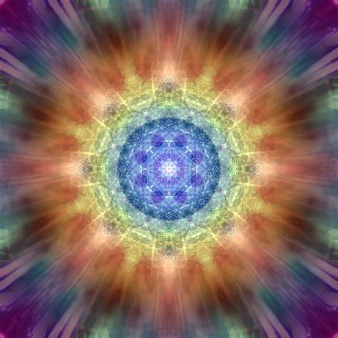 Premium Fantastic Mandala Light Code Symmetry Healing Decorative