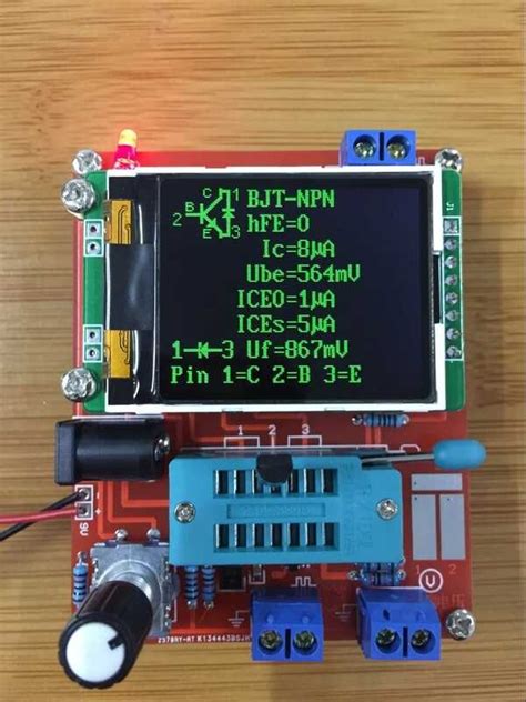 Diy English Mega328 Transistor Tester Lcr Diode Capacitance Esr Meter Pwm Square Wave Frequency