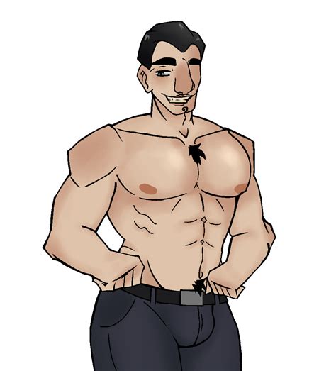 Rule 34 1boy Ballzz Bara Black Hair Blue Eyes Body Hair Bulge Through