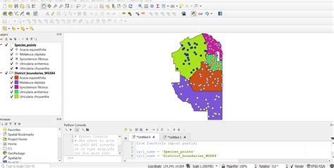 Combining Point And Polygons Layers Using Qgis Geographic Information
