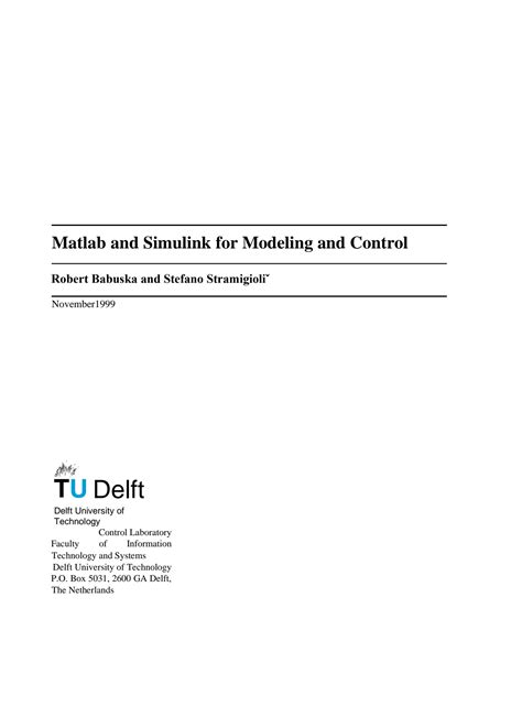 Solution Unit 54 Mat Lab And Simulink For Dc Motor Matlab And Simulink For Modeling And