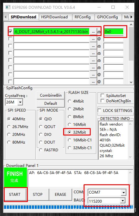Esp8266烧写原厂固件esp8266刷原厂固件 Csdn博客
