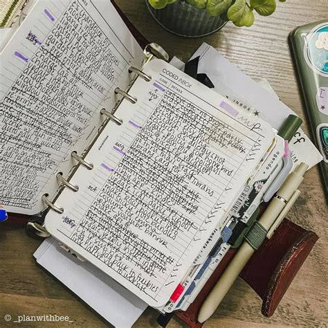 Insert 043 The Coded Inbox System Printable Planner Inserts