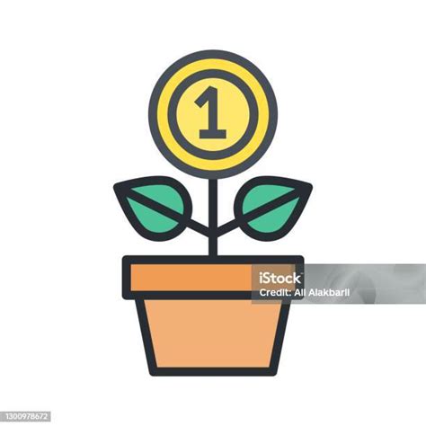 투자 성장 개념의 플랫 디자인 벡터 일러스트 웹 사이트 및 프로모션 배너에 대한 돈 성장 개념에 대한 스톡 벡터 아트 및 기타