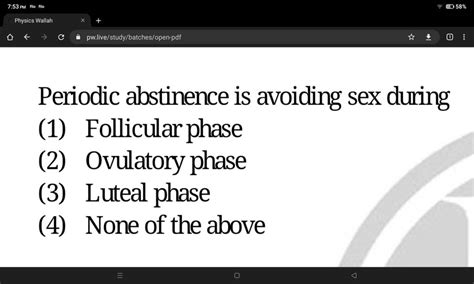 Periodic Abstinence Is Avoiding Sex During Filo