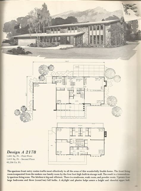 Modern House Plans 1950s