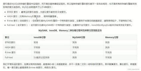 Mysql存储引擎与索引管理详解 Csdn博客