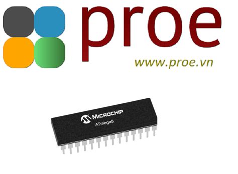 Atmega8 16pu Mcu 8 Bit Avr Risc 8kb Flash 33v5v 28 Pin Pdip W Tube