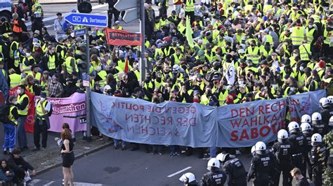 Thousands Protest Against Far Right Afd Party Convention Euronews