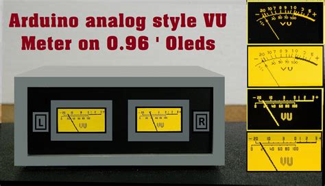 Gallery Diy Arduino Analog Vu Meter On I2c Oleds