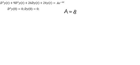 Solved Determine The Total Solution Given The Following