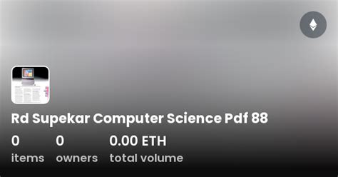 Rd Supekar Computer Science Pdf 88 Collection Opensea