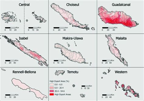 Ranking Of Catchments Based On Areas Of High Sediment Export 220