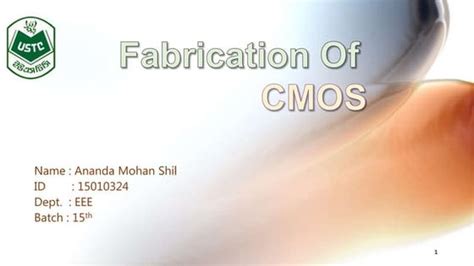 Cmos Fabrication Pptx