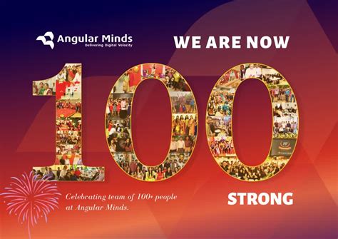 angular minds on linkedin celebrating 100 milestone