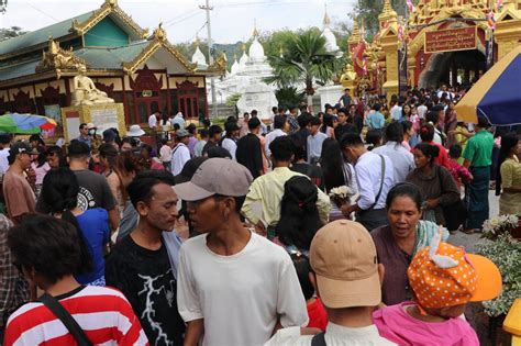 တိုင်းဒေသကြီးနှင့် ပြည်နယ်များရှိ ဘုရား၊ စေတီပုထိုးများ၌ အများပြည်သူများ စိတ်အေး ချမ်းသာစွာ ဖူးမ