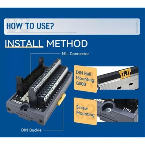Siron T011 Npnpnp Din Rail Terminal Block 32 Bit Input Output Terminal Block Module With