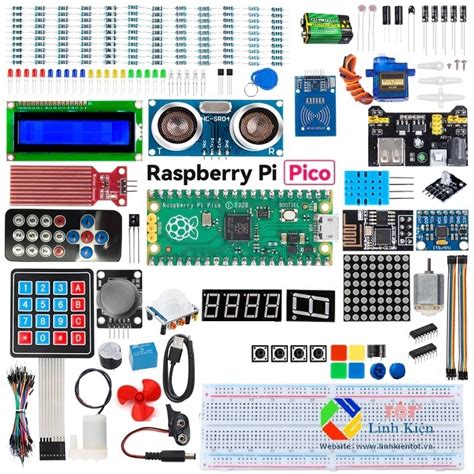 Raspberry Pi Pico Super Kit Bộ Kit Lập Trình Raspberry Pi Pico