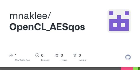 Github Mnaklee Opencl Aesqos