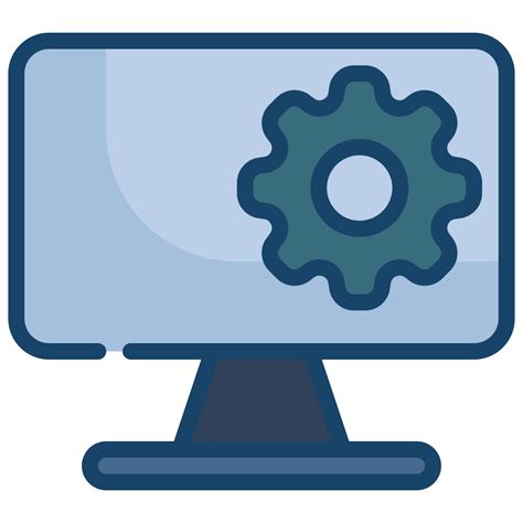 Computer Setting System Cog Gear Wheel Icon Download On Iconfinder