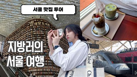 Vlog 서울 맛집 찍먹하기 지방러의 서울여행 브이로그 문래동 망원동 Ktx 청룡 후기 Seoul Vlog
