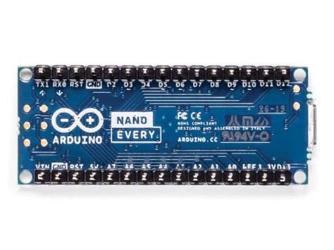 ABX Arduino Arduino Nano Every Con Conectores Macho RS Components