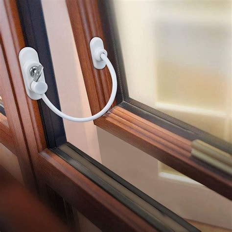 1x White Window Restrictors Fixings Direct