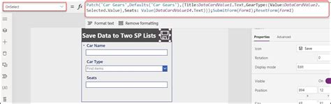 How To Save Data To Multiple Sharepoint Lists In Power Apps