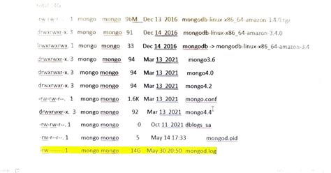 I Have A Space Utilization Problem On Linux Redhat Server I Saw Mongod