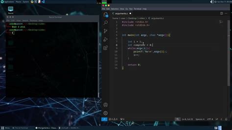 Les Arguments En C Depuis Le Terminal Int Argc Char Argv Youtube