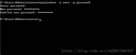 Mysql安装成功后dos命令行设置密码mysql设置密码命令写完回车后出现 Csdn博客