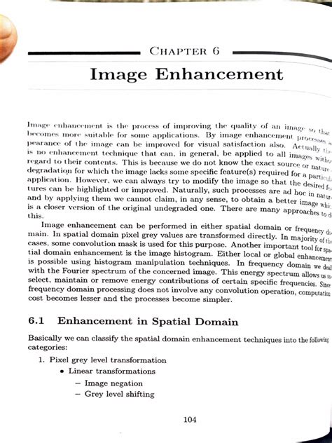 Chapter 1 Image Enhancement Spatial And Freq Domain Pdf Filter