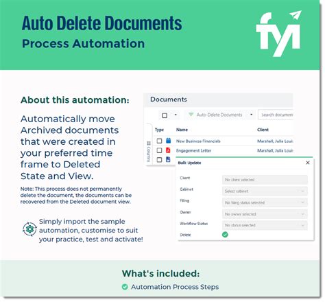 Auto Delete Documents FYI